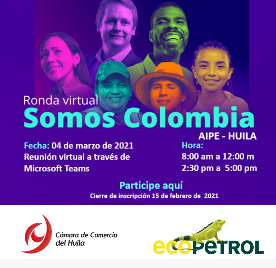 Ecopetrol realizará ronda virtual Somos Colombia en Aipe, Huila - TSM ...