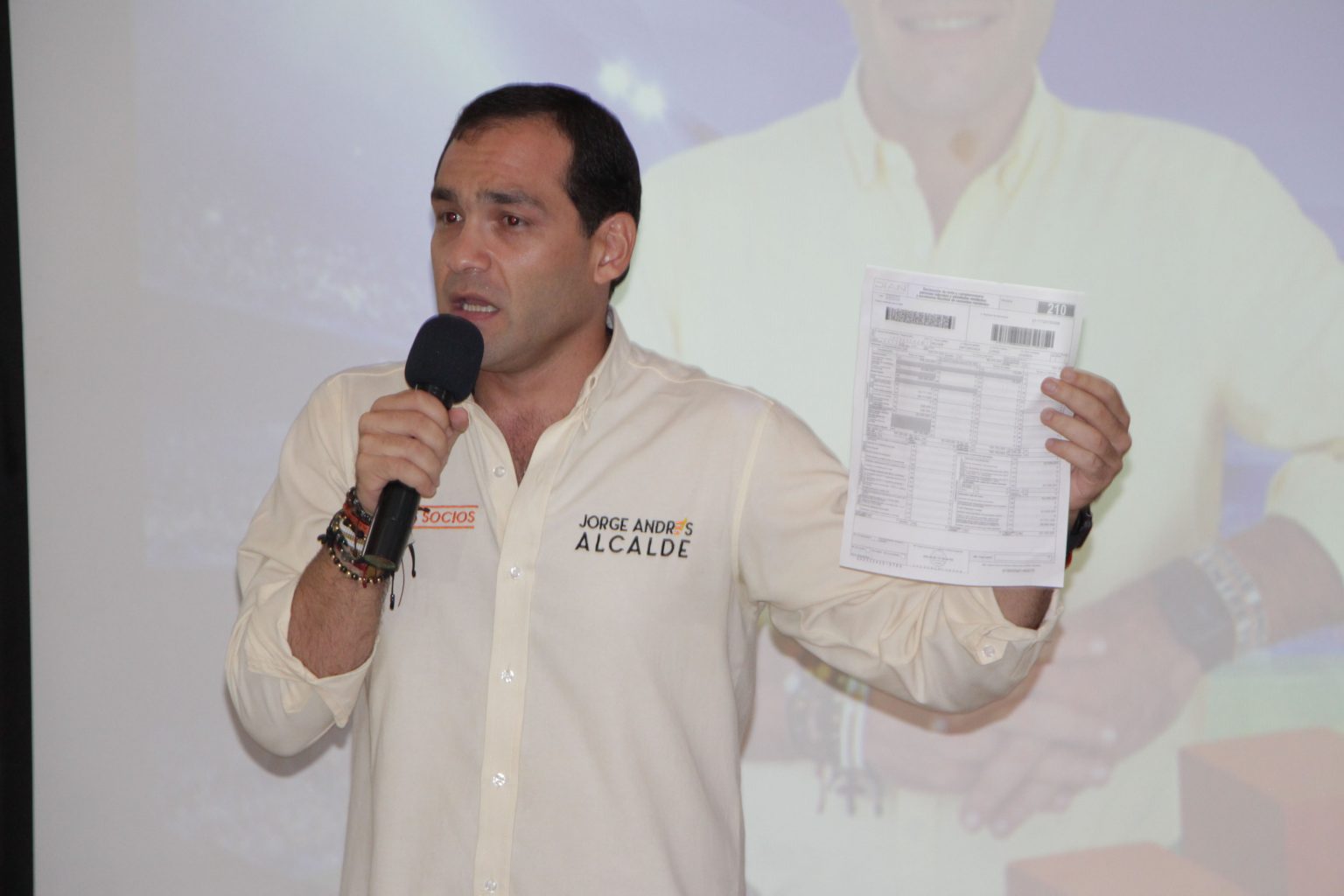 Jorge Andrés Géchem, presentó lo que será la recta final de su campaña ...