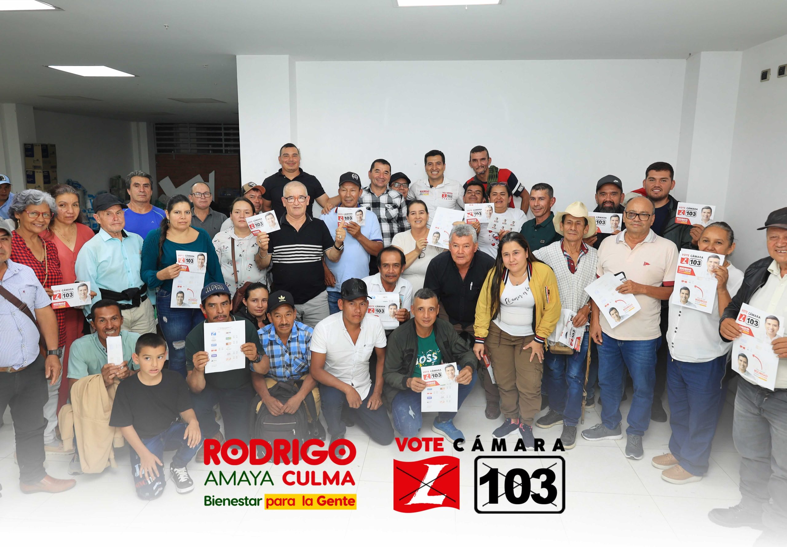 Rodrigo Amaya Culma unifica masivos respaldos en el centro y occidente ...